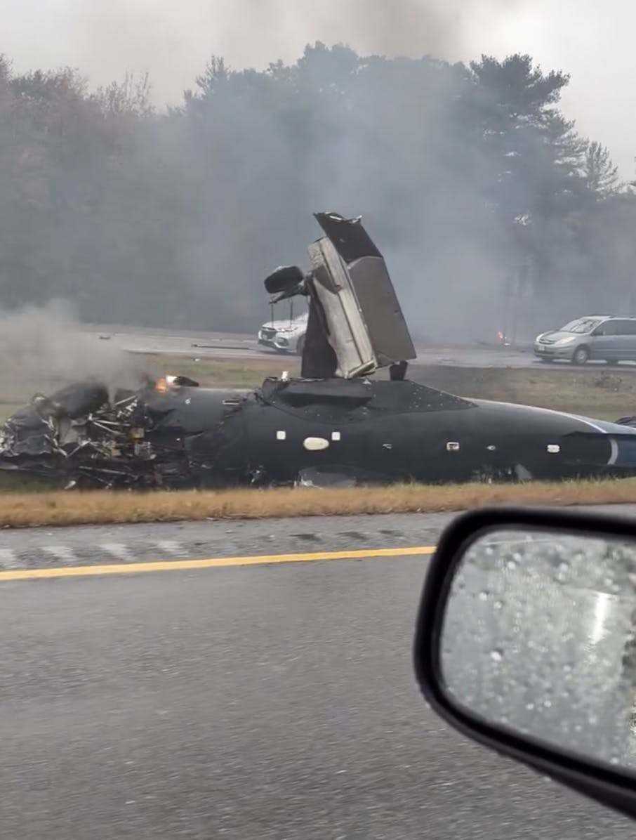 VIDEO: Fiery Plane Crash on I-195, 2 Killed and 1… | Go Local Prov